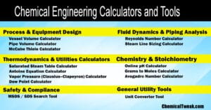 Chemical Engineering Calculators & Tools